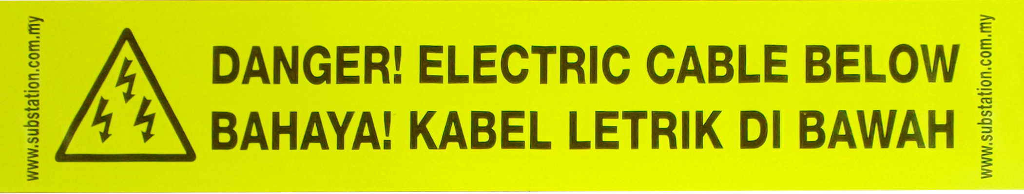 Underground Warning Tape | Substation Malaysia