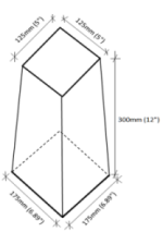 Concrete Cable Route Marker (Square)