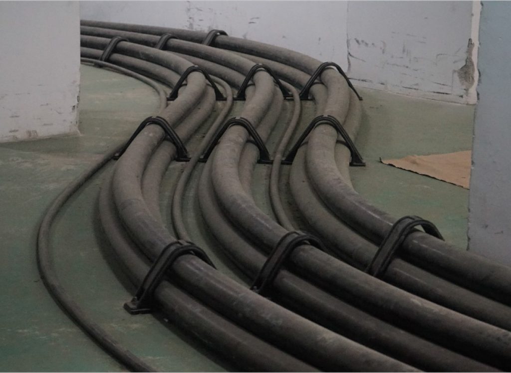 Application Trefoil Two Hole Plastic Cable CleatsV2 (2) | Substation ...