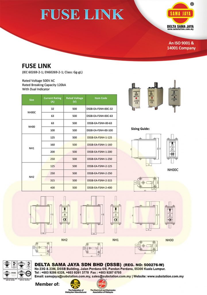 DSSB-Fuse-Link | Substation Malaysia